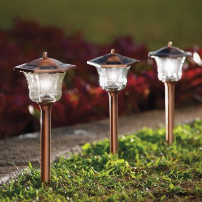 Set of Six Olivia Solar Lights | Grandin Road