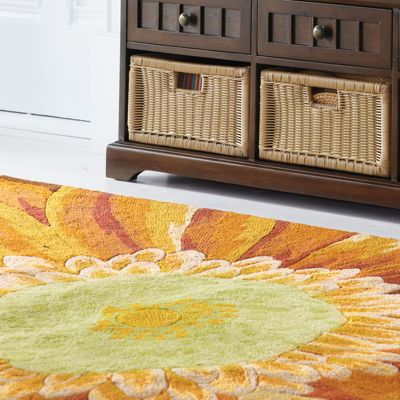 Sunflower Indoor Rug | Grandin Road