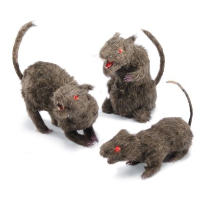 Set of Three Rats with Lighted Eyes | Grandin Road