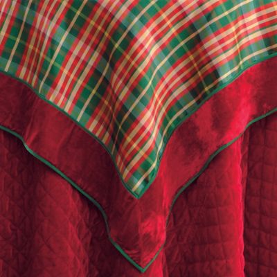 Square Plaid Overlay | Grandin Road