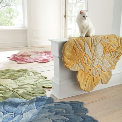 Cabbage Rose Indoor Rug | Grandin Road