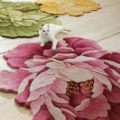 Cabbage Rose Indoor Rug | Grandin Road