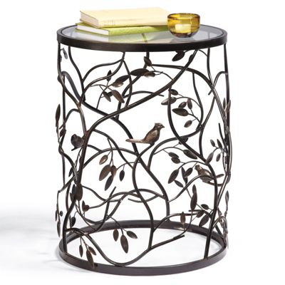 Bird Barrel Side Table | Grandin Road