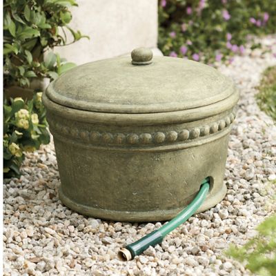 Beaded Stonecast Hose Pot | Grandin Road