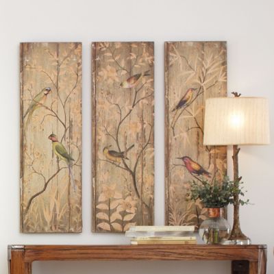 Calima Bird Triptych | Grandin Road