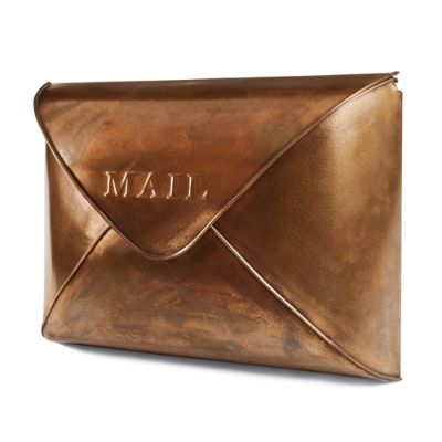 Copper Envelope Wall Mailbox | Grandin Road