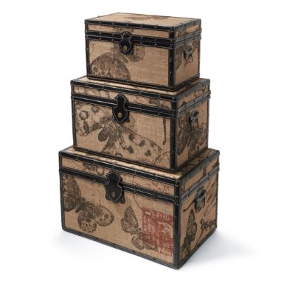 Set of Three Monarch Trunks | Grandin Road