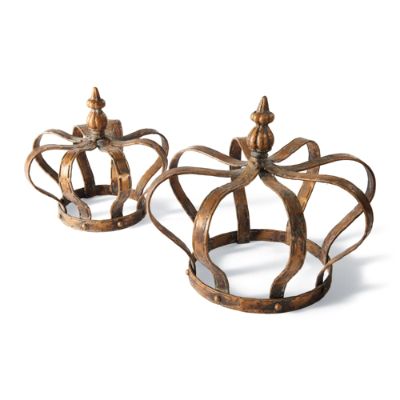 Set of Two Decorative Crowns | Grandin Road