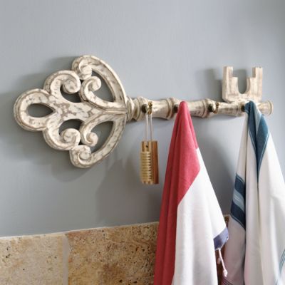 Wooden Key with Hooks | Grandin Road