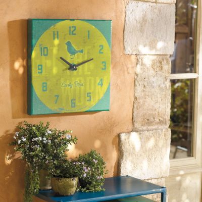Early Bird Outdoor Clock | Grandin Road