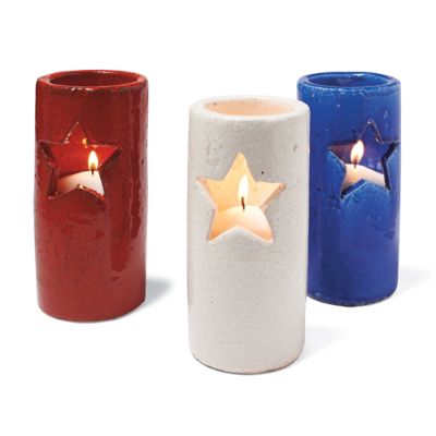 Ceramic Star Luminary | Grandin Road
