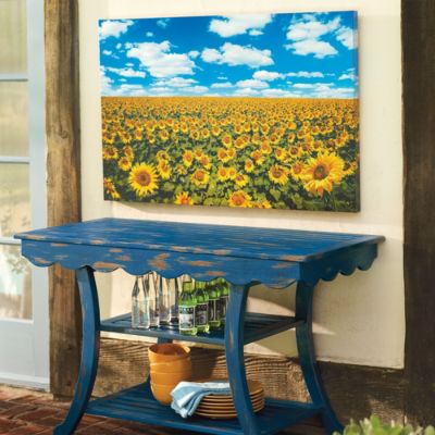 Sunflower Fields Outdoor Art | Grandin Road