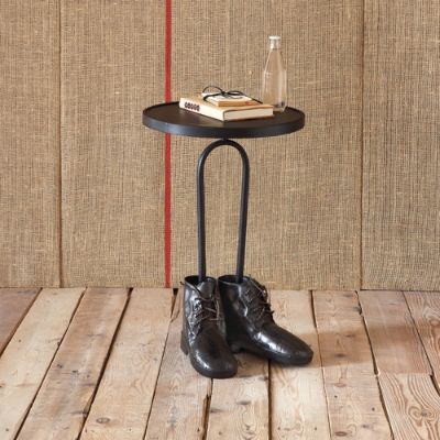 Metal Boot Table | Grandin Road