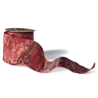Merlot Vintage Wine Words Ribbon | Grandin Road