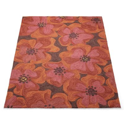 Poppy Hook Indoor Area Rug | Grandin Road