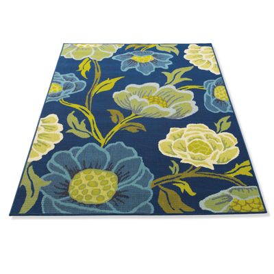 Cayman Outdoor Gardenia Rug | Grandin Road
