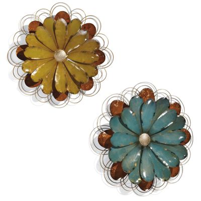 Metal Blooming Flower Art | Grandin Road