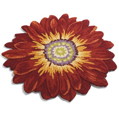 Blossom Flower Outdoor Rug | Grandin Road