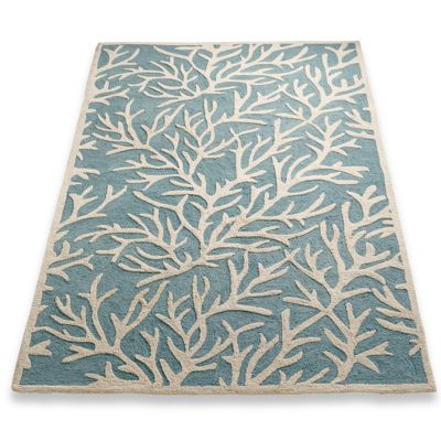 Sea Coral Outdoor Rug | Grandin Road
