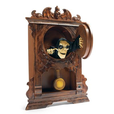 Animated Haunted Clock | Grandin Road