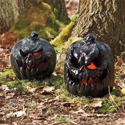 Flaming Pumpkin | Grandin Road