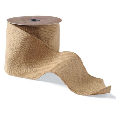 Natural Burlap Ribbon | Grandin Road