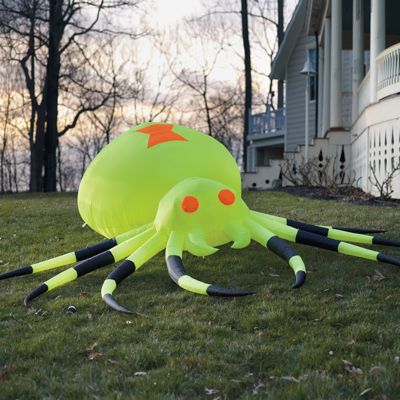 Neon Inflatable Giant Spider | Grandin Road