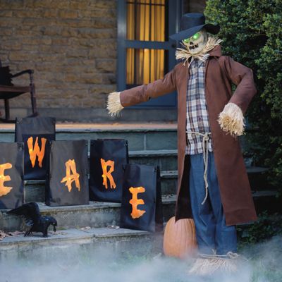 Silas the Animated Scarecrow Figure | Grandin Road