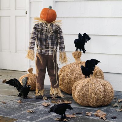 Scarecrow Pumpkin Stand | Grandin Road