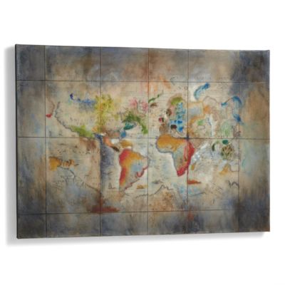 Hand-painted "World of Color" Artwork | Grandin Road