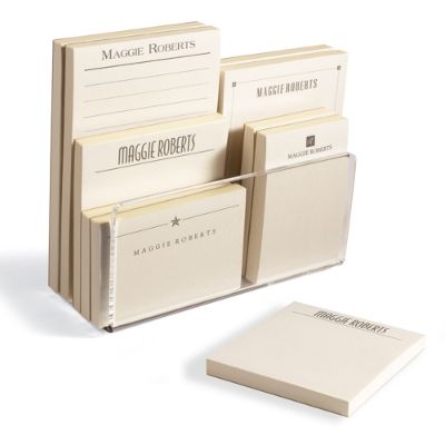 Set of Ten Personalized Note Pads | Grandin Road