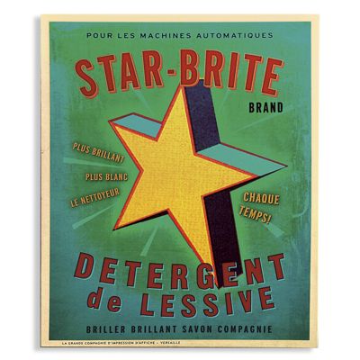 Star-Brite Laundry Print | Grandin Road