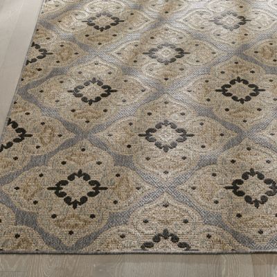 Hypnos Tile Outdoor Rug & Mat | Grandin Road