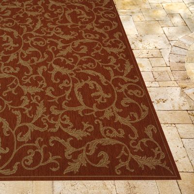 Entwined Outdoor Area Rug | Grandin Road