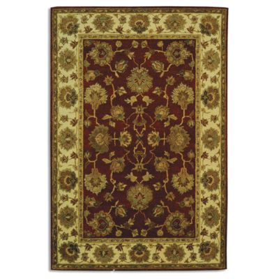 Bergama Area Rug in Rust & Ivory | Grandin Road