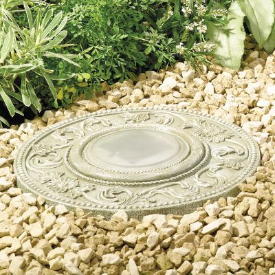 Decorative Solar Stepping Stones | Grandin Road