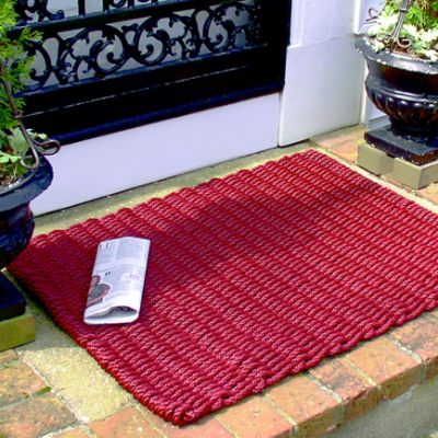 Solid Weave Door Mat | Grandin Road