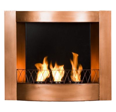 Copper Wall-mount Fireplace | Grandin Road