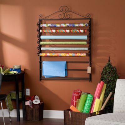 Wall-mount Craft Storage Rack with Easel | Grandin Road
