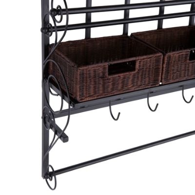 Scroll Wall-mount Craft Storage Rack | Grandin Road