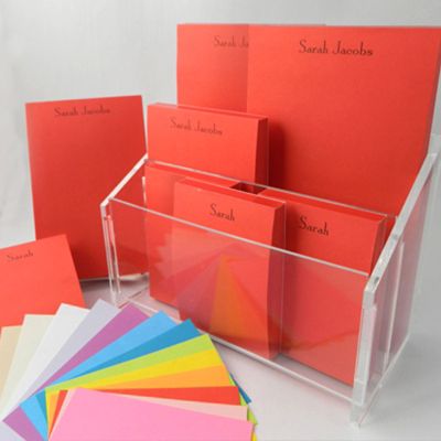 Acrylic Organizer and Personalized Notepads | Grandin Road