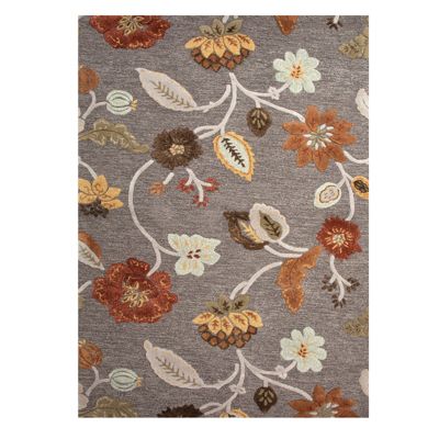 Garden Party Liquorice Area Rug | Grandin Road