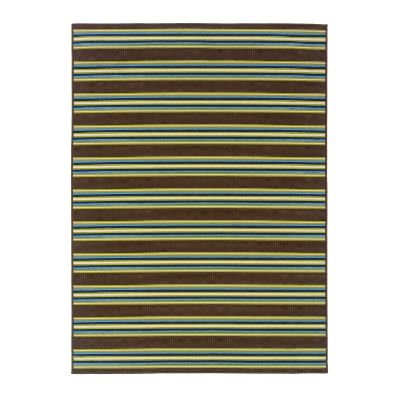 Cayman Stripe Outdoor Rug | Grandin Road