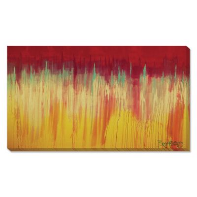 David Bromstad "Dripping Pink" Artwork | Grandin Road