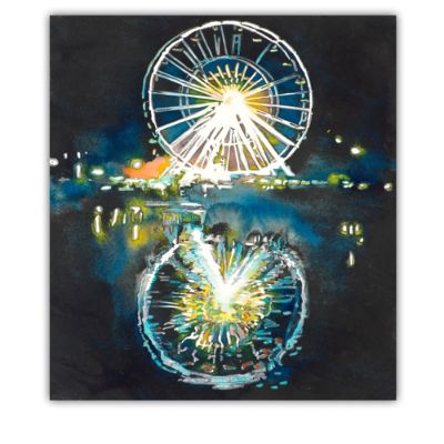 The Ferris Wheel Outdoor Wall Art | Grandin Road