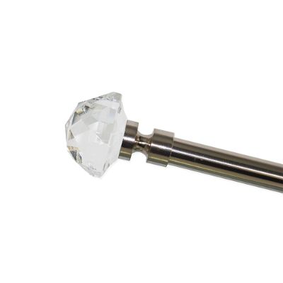 Moderno Brushed Nickel Rod Set | Grandin Road