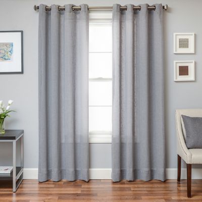 Paloma Solid Sheer Drapery Panel | Grandin Road