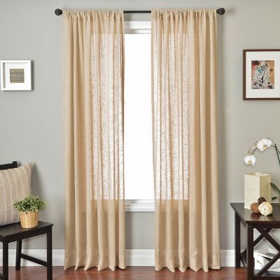 Belique Solid Sheer Drapery Panel | Grandin Road
