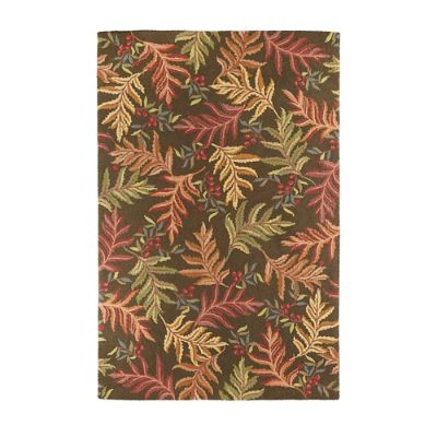 Ferns and Berries Rug | Grandin Road