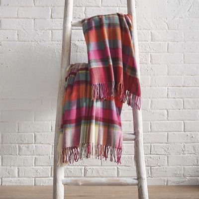 Italian Lambswool Throw | Grandin Road